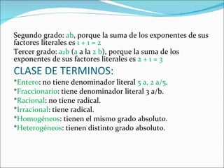 Algebra basica | PPT