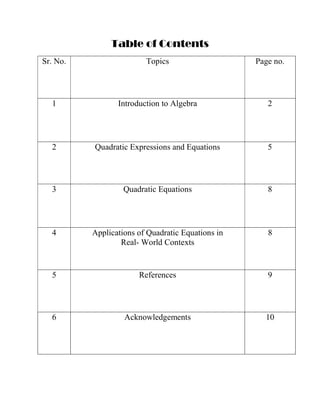 Algebra booklet | PDF