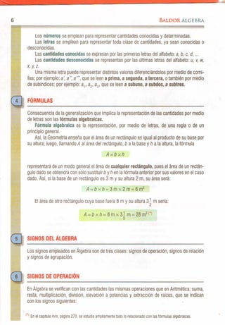 Algebra de baldor nueva versión | PDF