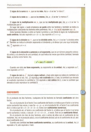 Algebra de baldor nueva versión | PDF