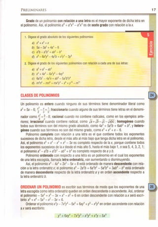 Algebra de baldor nueva versión | PDF