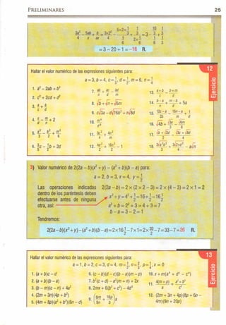 Algebra de baldor nueva versión | PDF