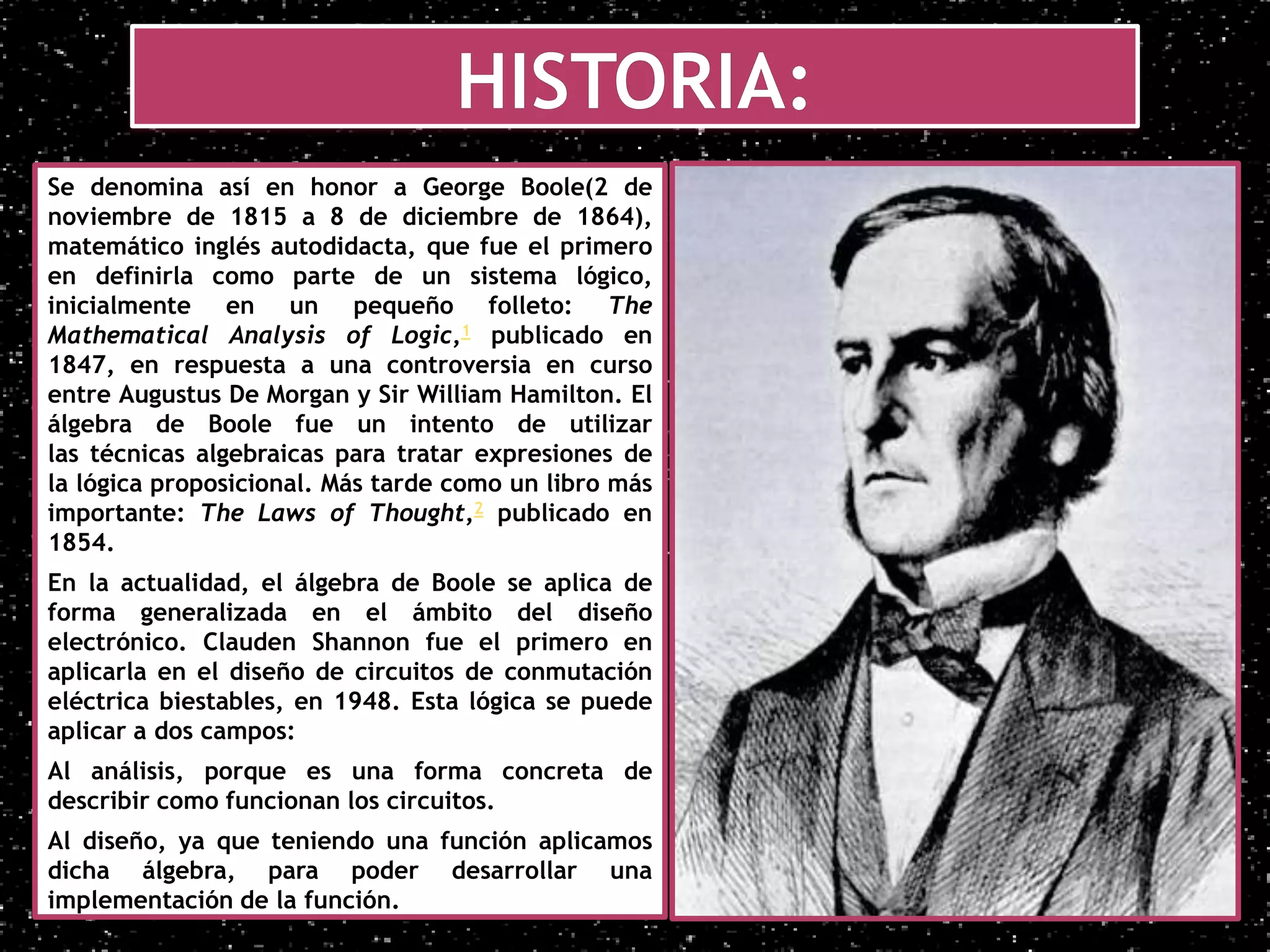 Algebra de boole | PPT