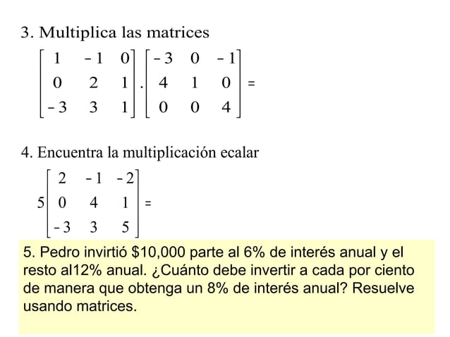 Álgebra de matrices | PDF
