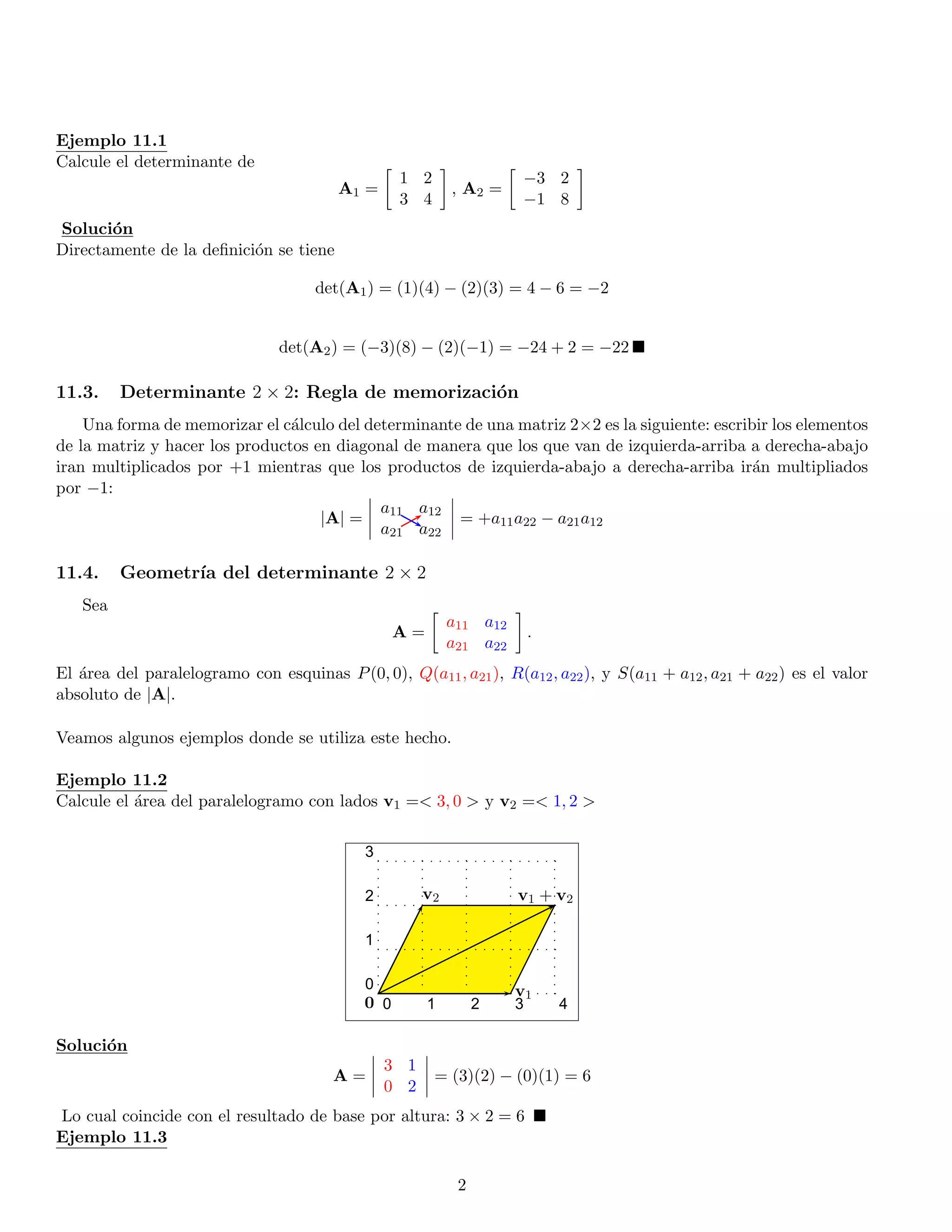 Algebra determinantes cofactores | PDF