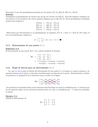 Algebra determinantes cofactores | PDF