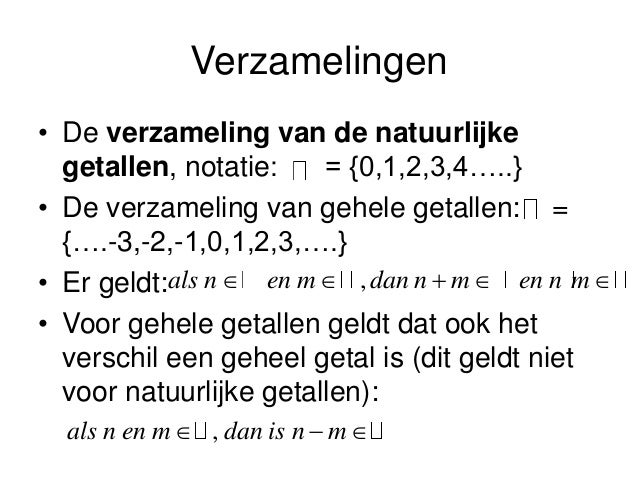 Algebra en bewijzen 1415 les1 gv alst
