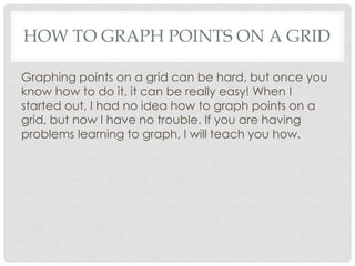 Graphing Points on a Grid | PPT