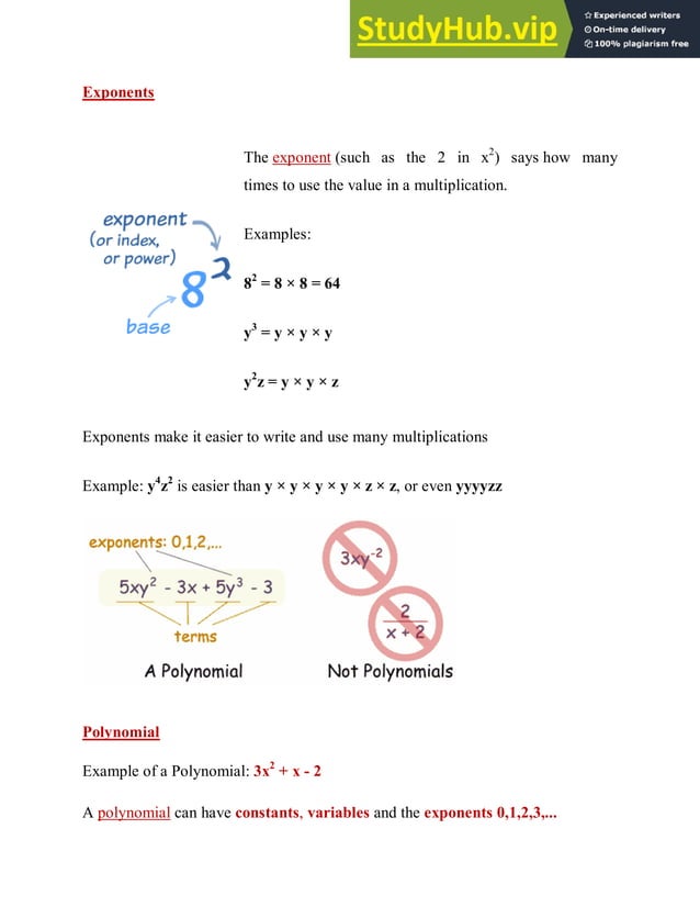 ALGEBRA FOR ECONOMICS EXPRESSIONS AND EQUATIONS | PDF | Physics | Science