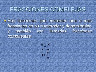 algebra fracciones.ppt