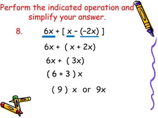 Adding and Subtracting Polynomials | PDF