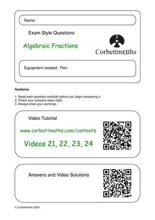 Algebraic-Fractions GCSE QUESTIONS practice .pdf