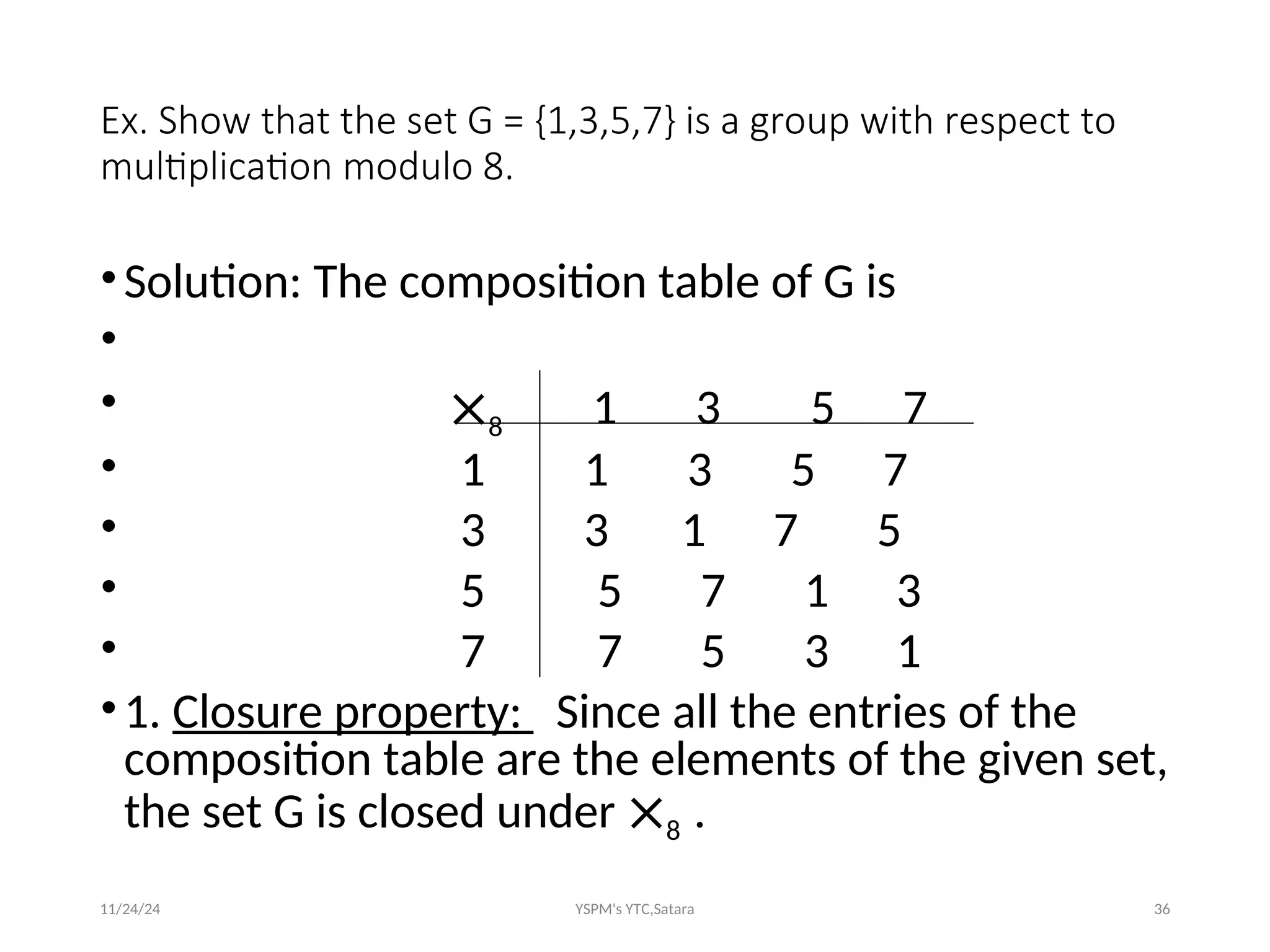 Algebraic-Structures with one operation as well as two operations and its variations like ...