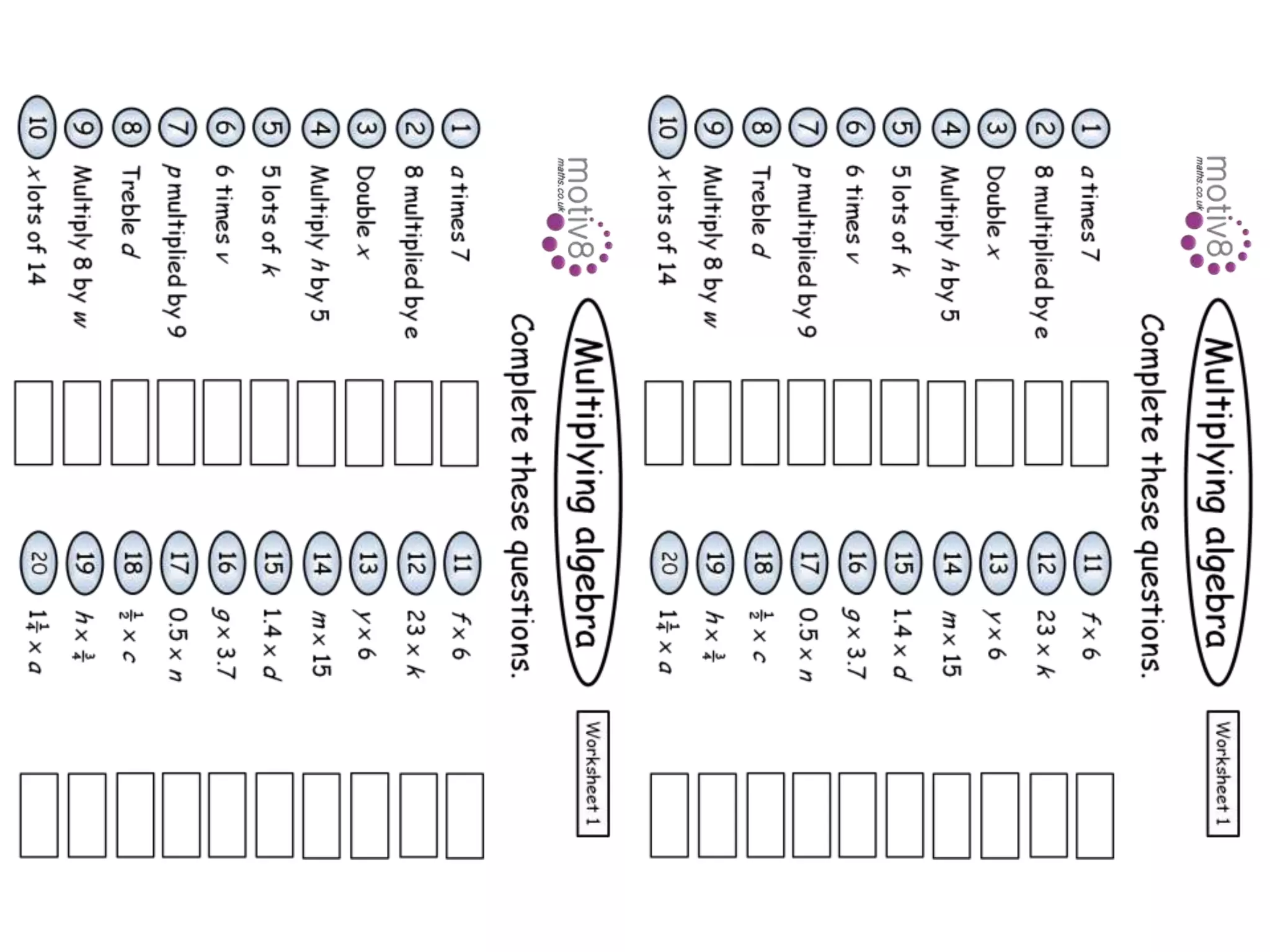 Algebraic conventions | PPTX