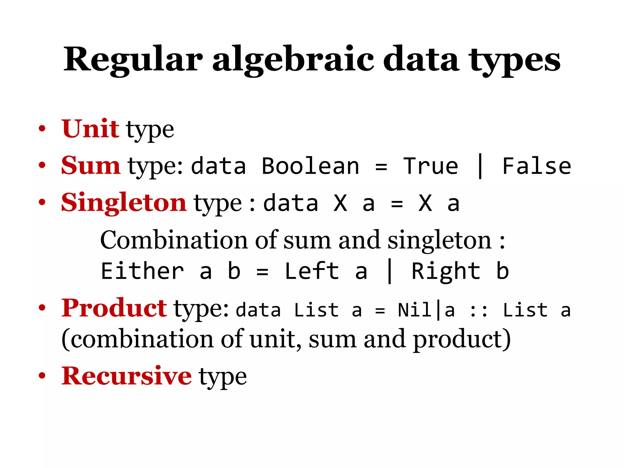 Algebraic Data Types And Origami Patterns Ppt