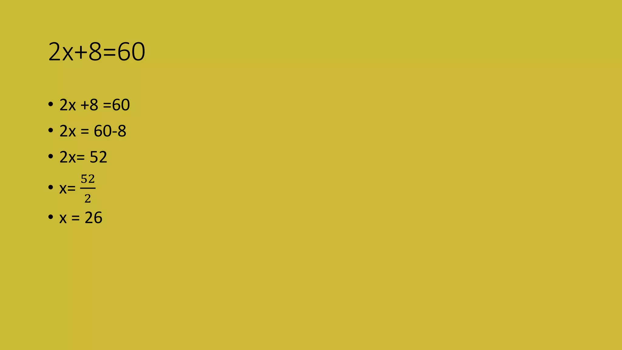Algebraic equations G-6 | PPTX