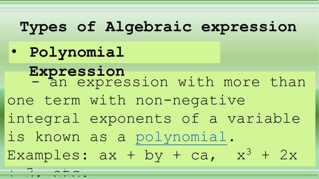 Introduction to Algebraic expression.pptx