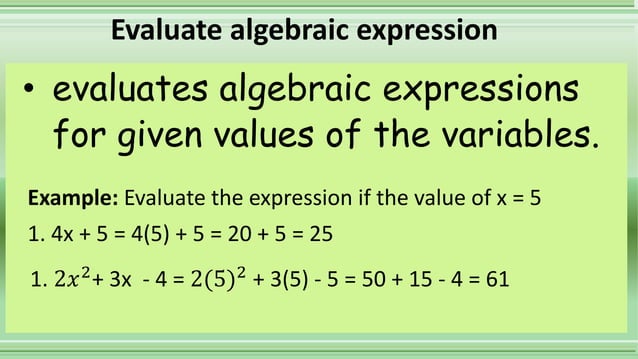 Introduction to Algebraic expression.pptx
