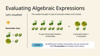 Algebraic Expression Grade 8 Instructions.pptx