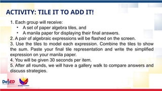 MATHEMATICS 8 QUARTER 1Algebraic Expressions.pptx