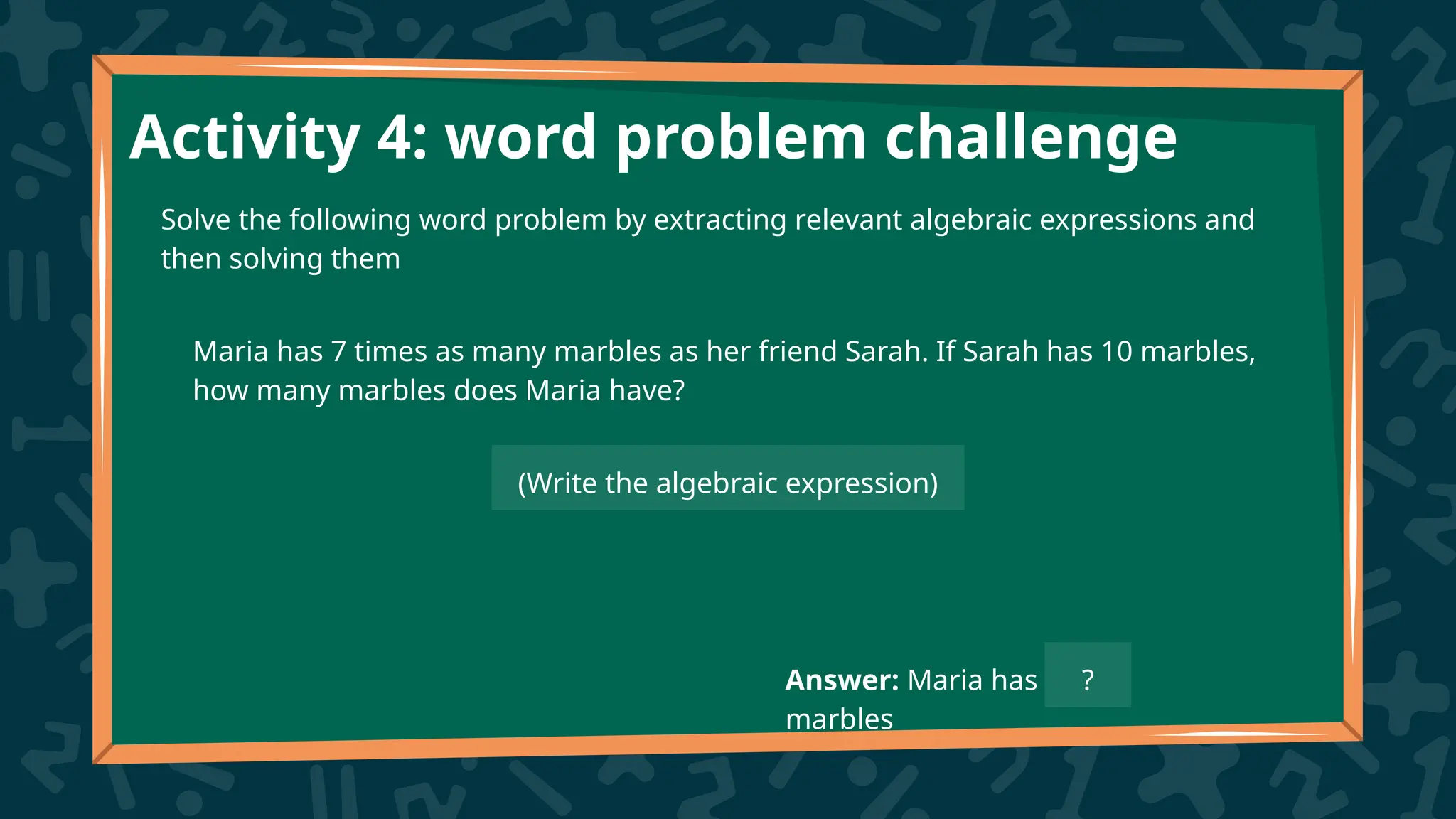 Algebraic Expressions and Equations - Mathematics - 6th Grade by ...