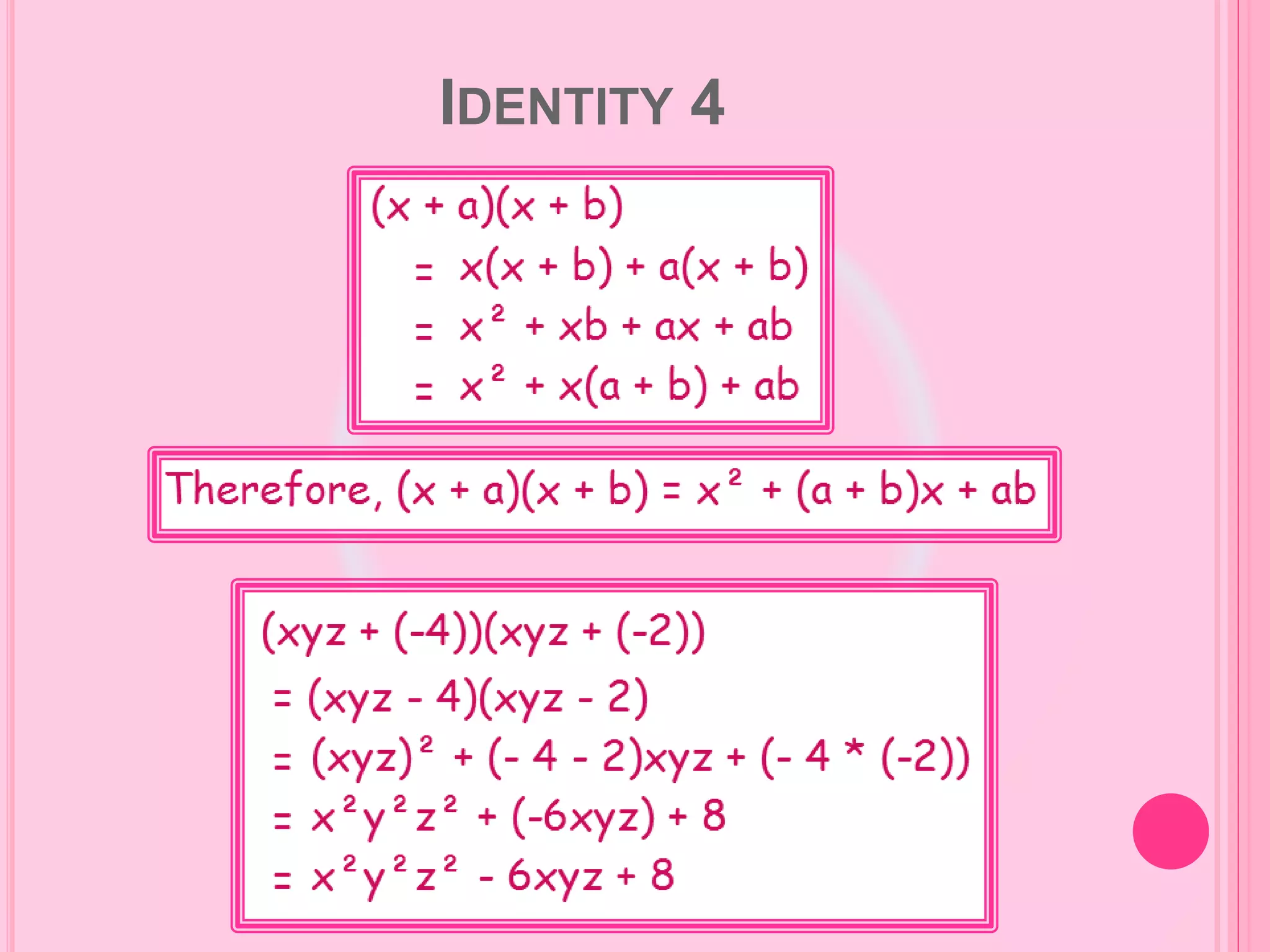 Algebraic expressions and identities | PPTX