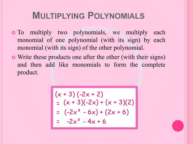 Algebraic expressions and identities | PPTX | Technology & Computing