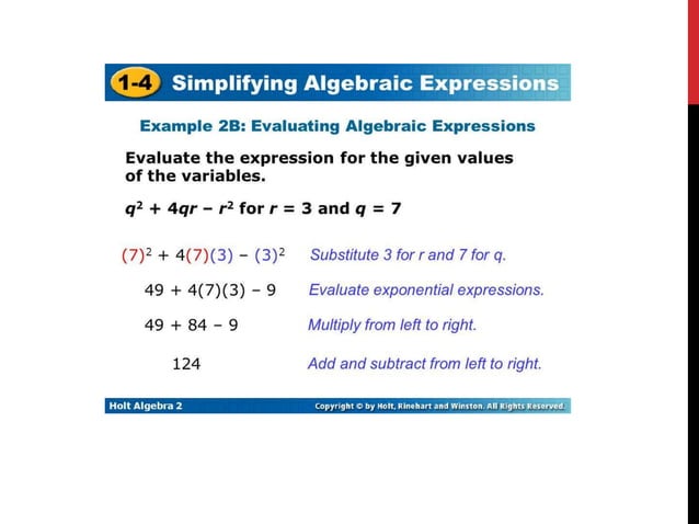 ALGEBRAIC EXPRESSIONS AND IDENTITIES.pptx | Physics | Science