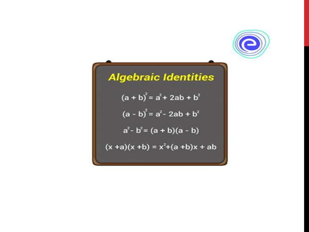 ALGEBRAIC EXPRESSIONS AND IDENTITIES.pptx | Physics | Science