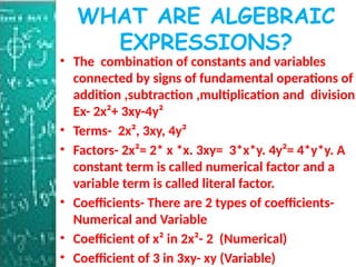 ALGEBRAIC EXPRESSIONS AND IDENTITIES.pptx