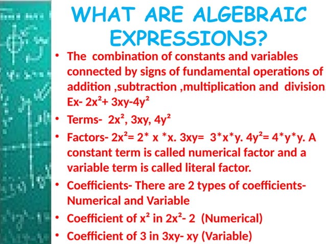 ALGEBRAIC EXPRESSIONS AND IDENTITIES.pptx