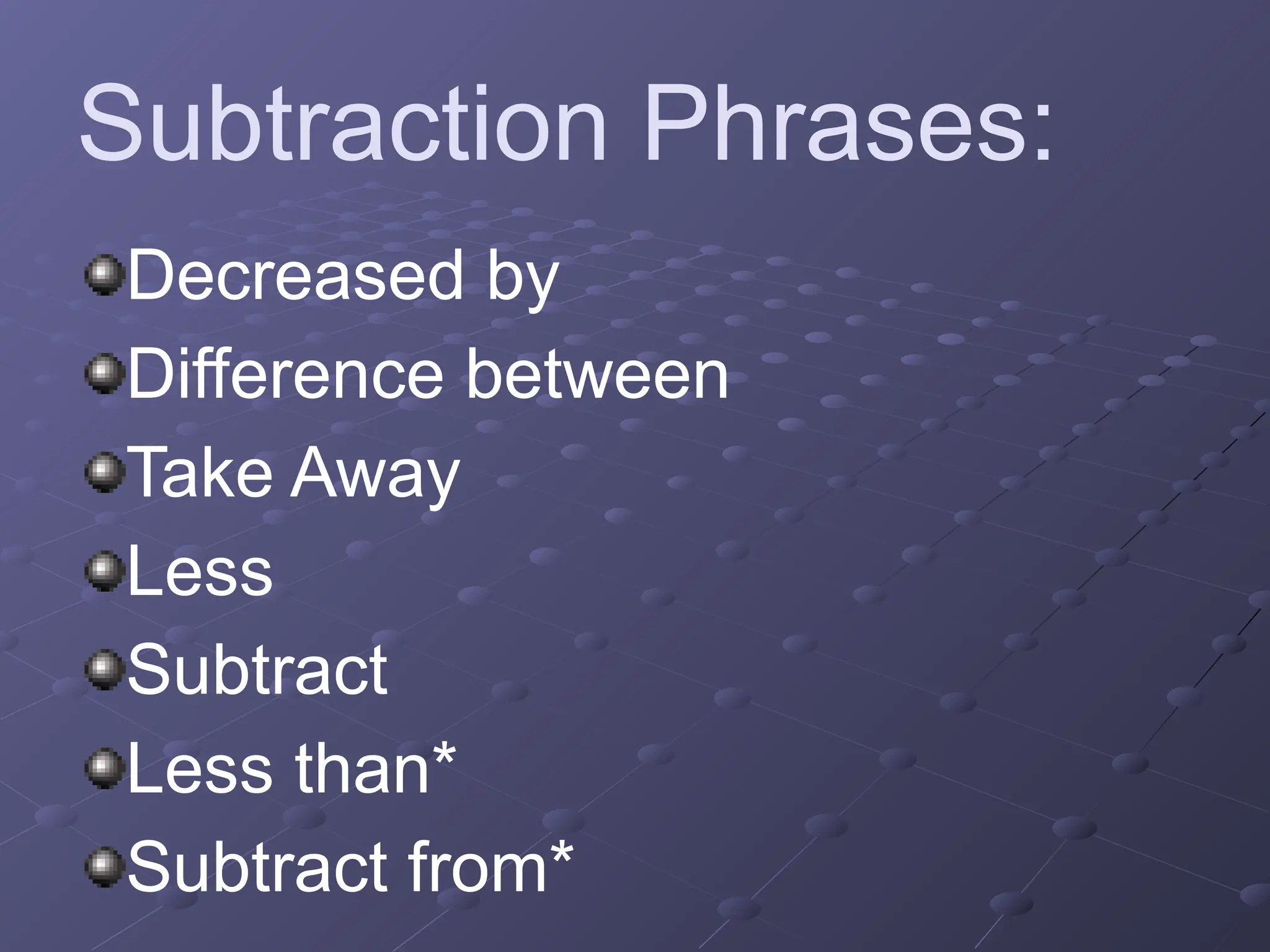 Algebraic expressions review of four basic operations | PPTX