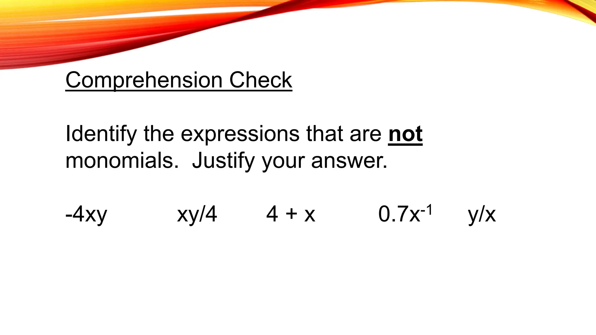 Evaluating Algebraic Expressions presentation PPT. | PPTX
