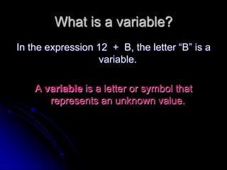 Algebraic forms1.1 | PPSX | Physics | Science