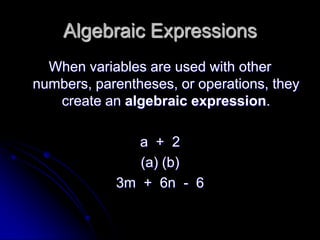 Algebraic forms1.1 | PPT