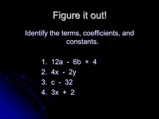 Algebraic forms1.1 | PPSX