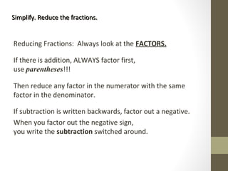 Algebraic fractions | PPT