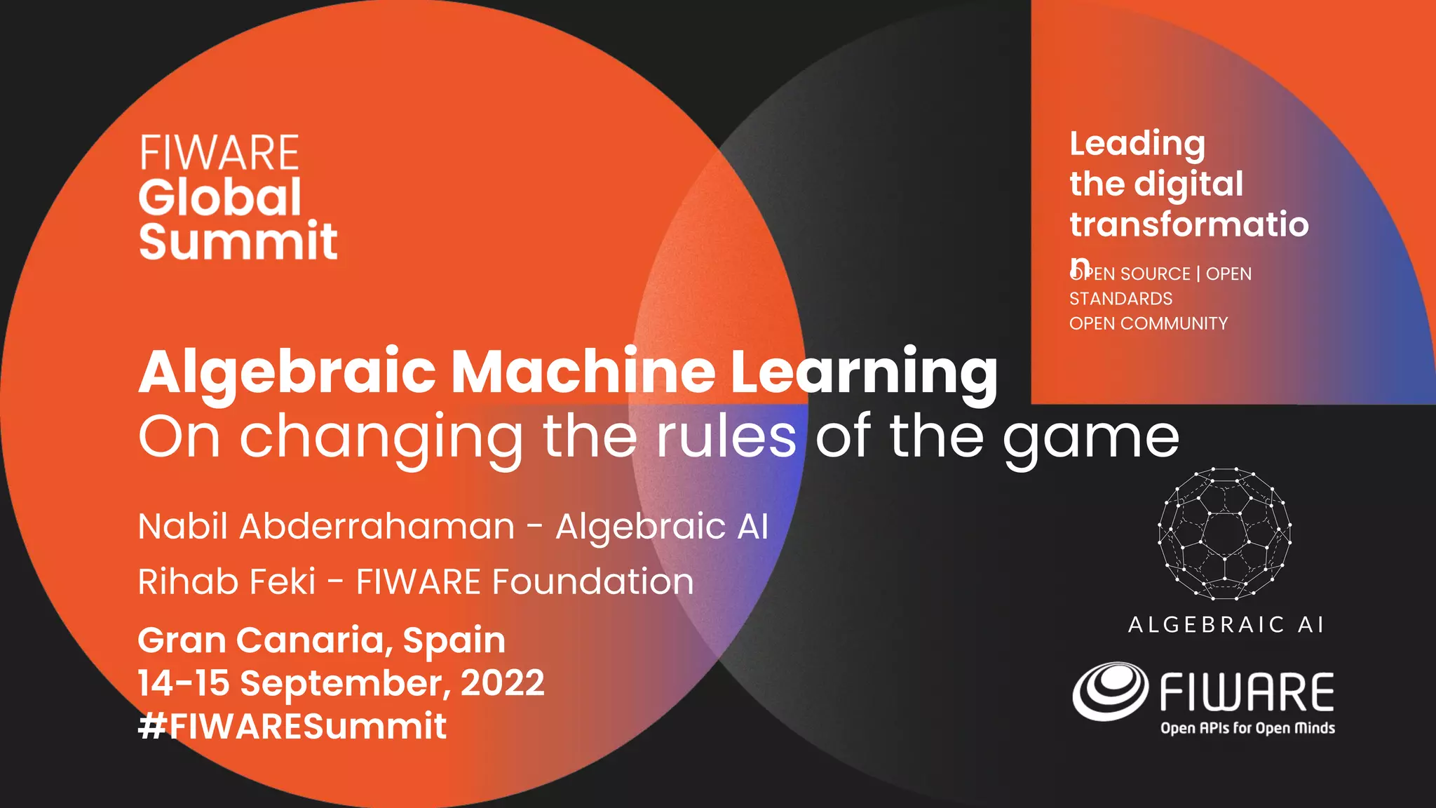 Algebraic Machine Learning - On changing the rules of the game | PPT