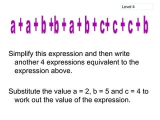 Algebraic manipulation app | PPT
