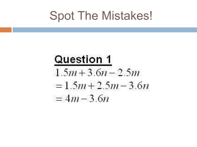 Algebraic Manipulation Lesson | PPTX