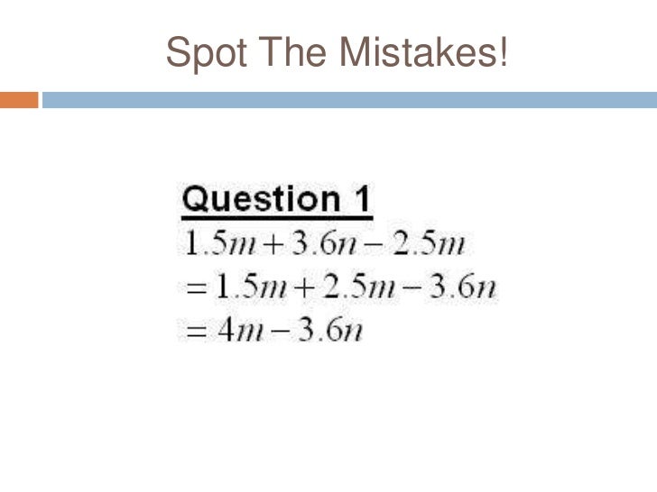 Algebraic Manipulation Lesson