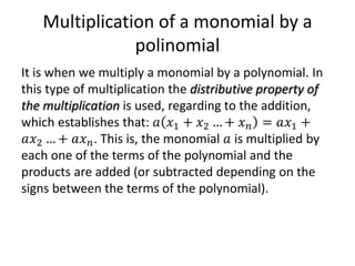 Algebraic multiplication | PPTX