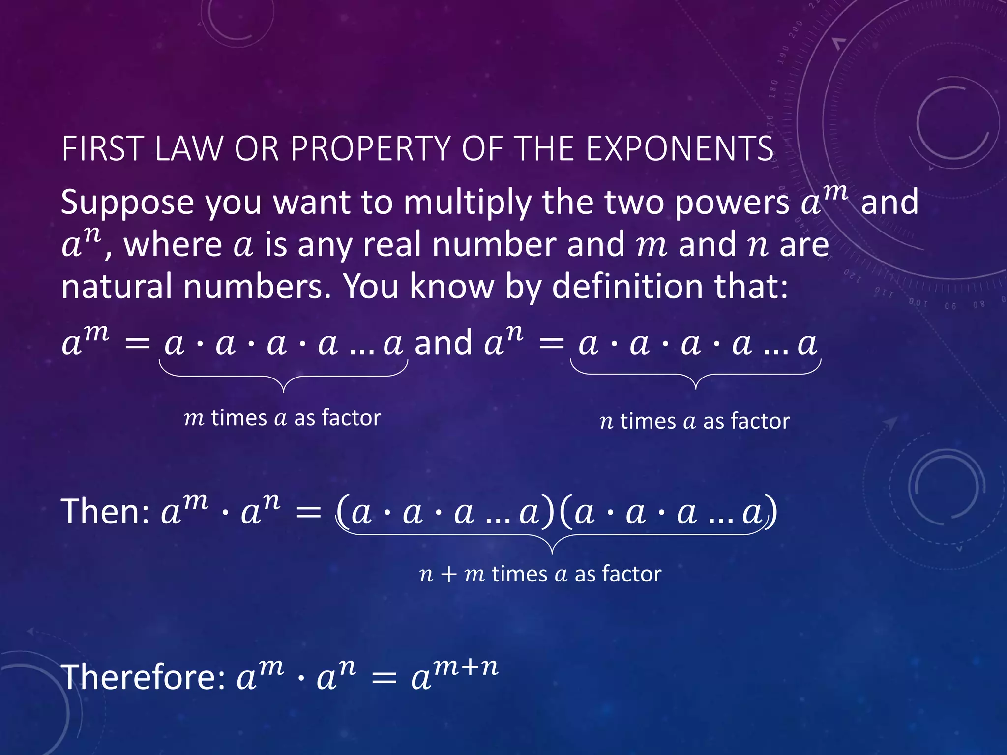 Algebraic multiplication | PPTX | Physics | Science