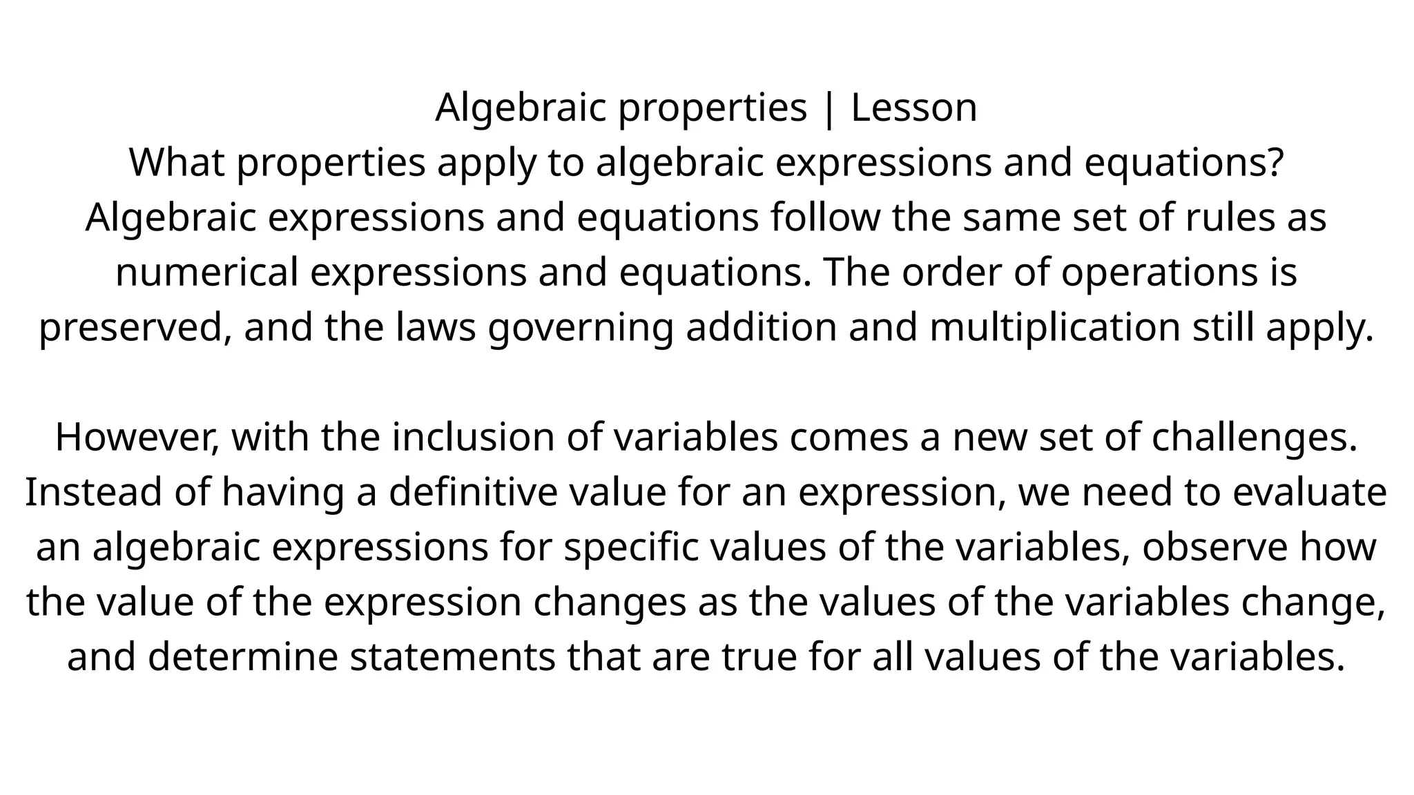 Study Lesson on Algebraic Properties.pptx