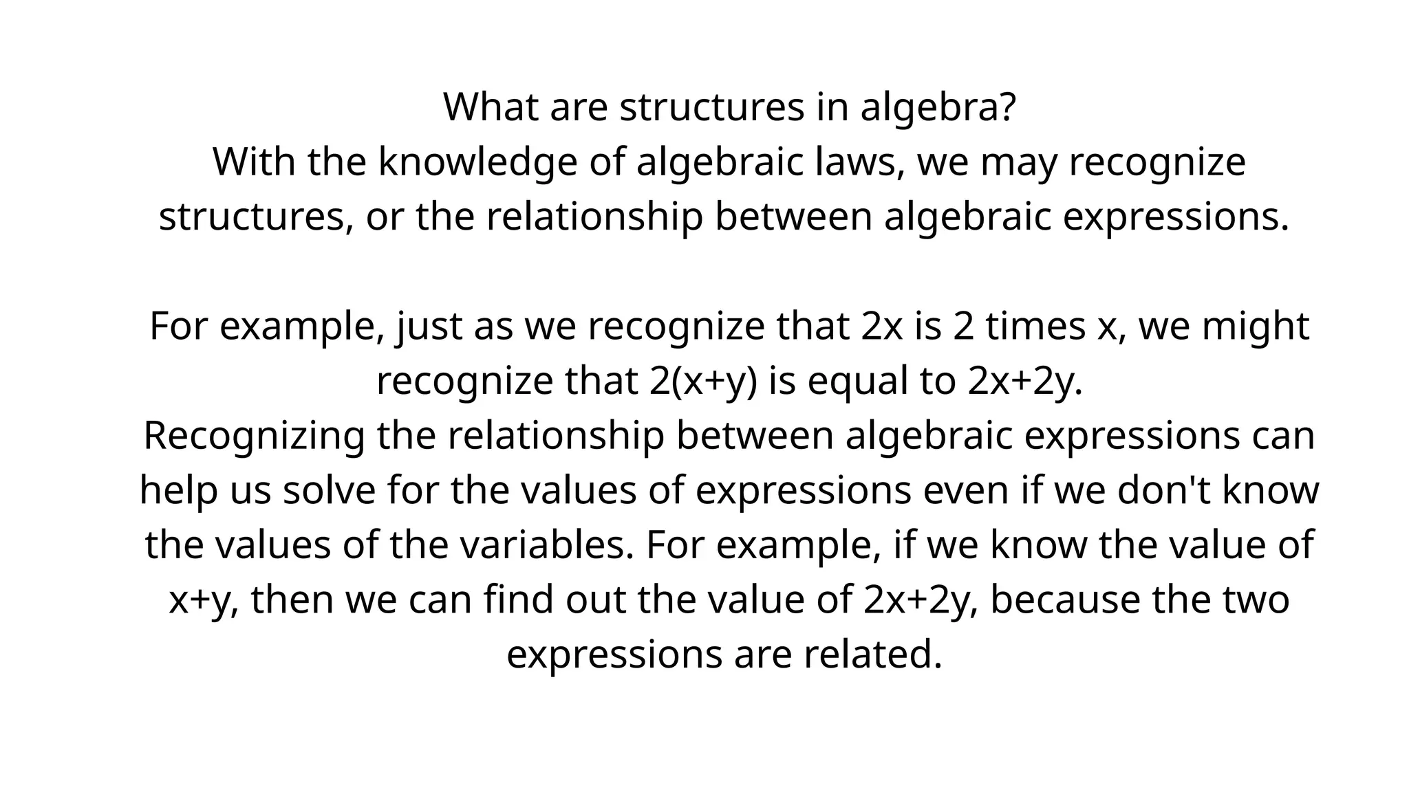 Study Lesson on Algebraic Properties.pptx