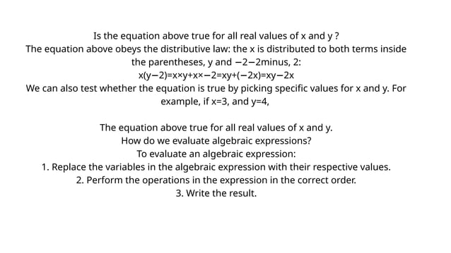 Study Lesson on Algebraic Properties.pptx