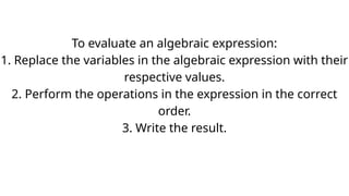 Study Lesson on Algebraic Properties.pptx