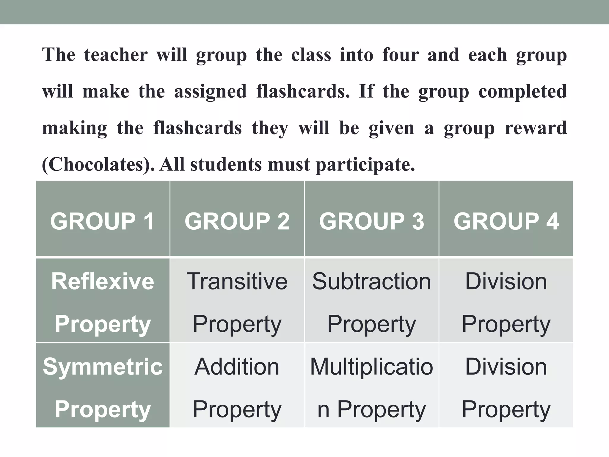 Algebraic properties (1) | PPTX