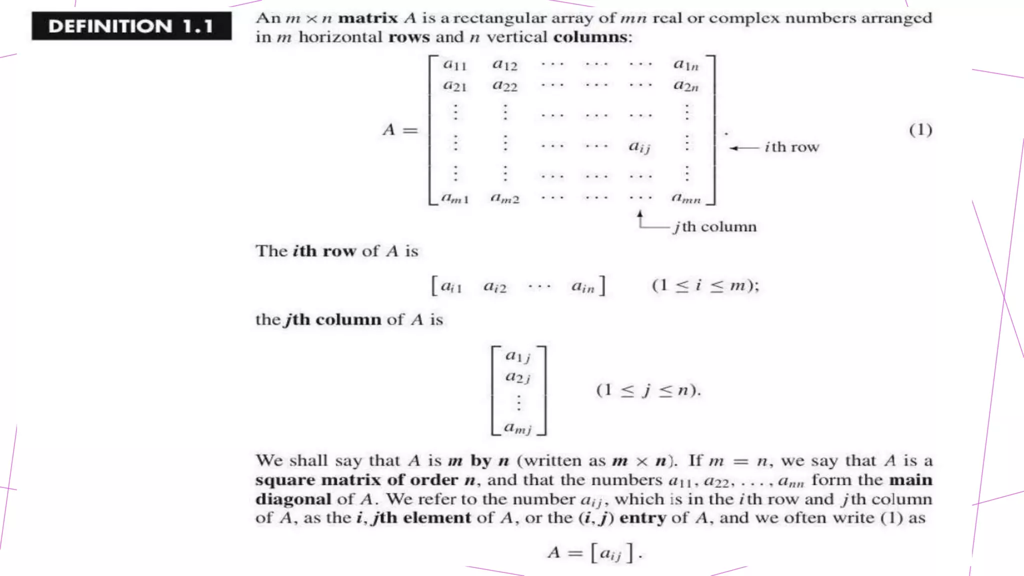 Algebraic Properties of Matrix Operations | PPTX