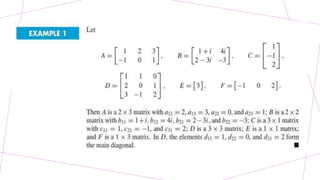 Algebraic Properties of Matrix Operations | PPTX